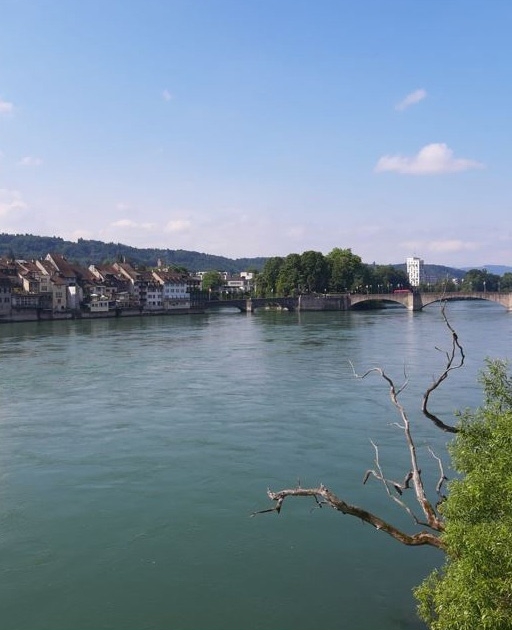 Am Rhein entlang zur Saline Riburg