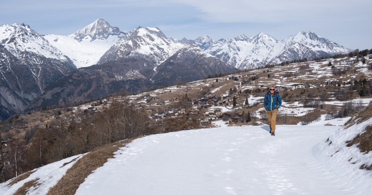 Auf dem Moosalp-Panoramaweg