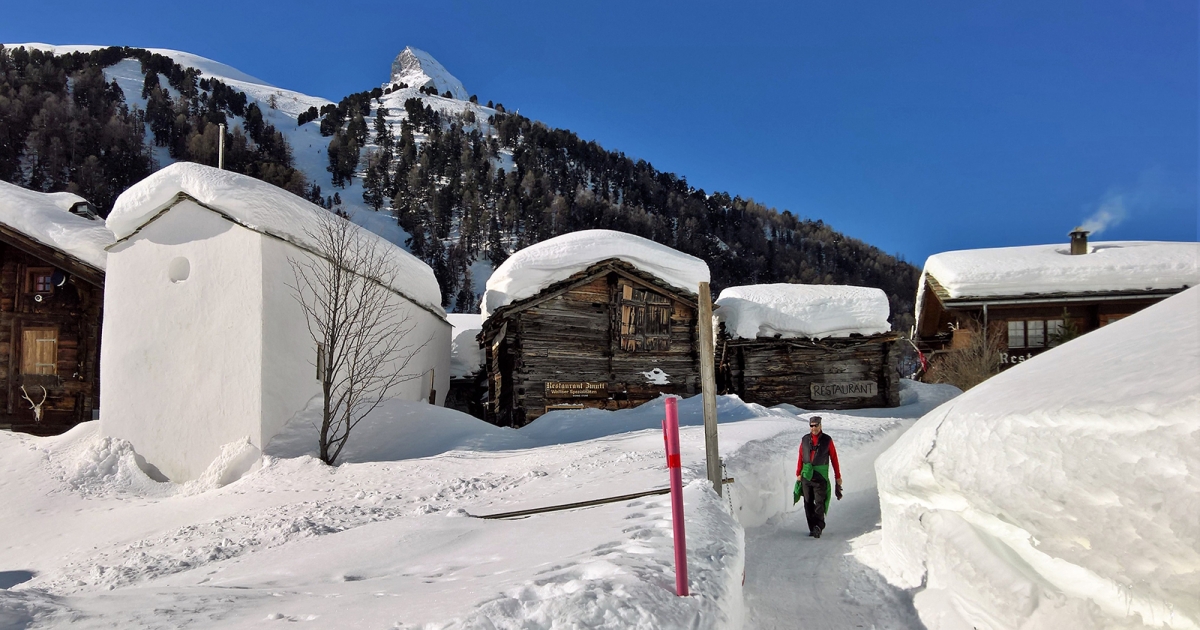 Von Zermatt in den Alpweiler Zmutt