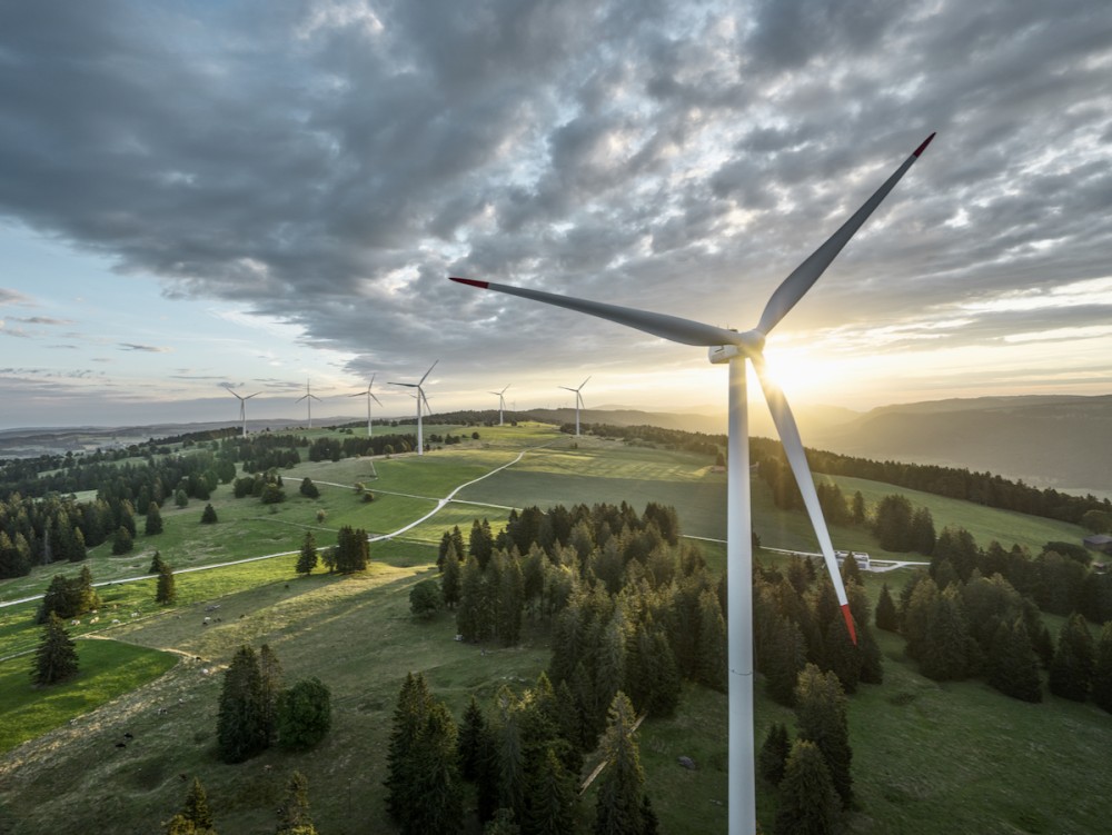 Zu Besuch bei den Windrädern