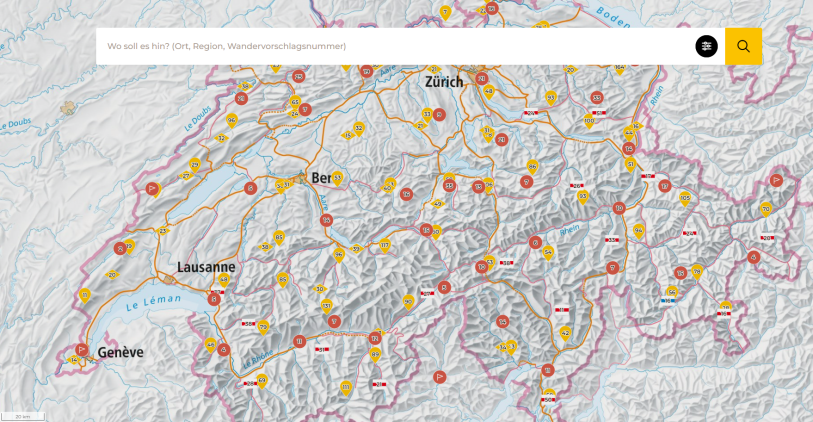 Wanderplanung: Ideen finden, Routen zeichnen • Schweizer Wanderwege Home