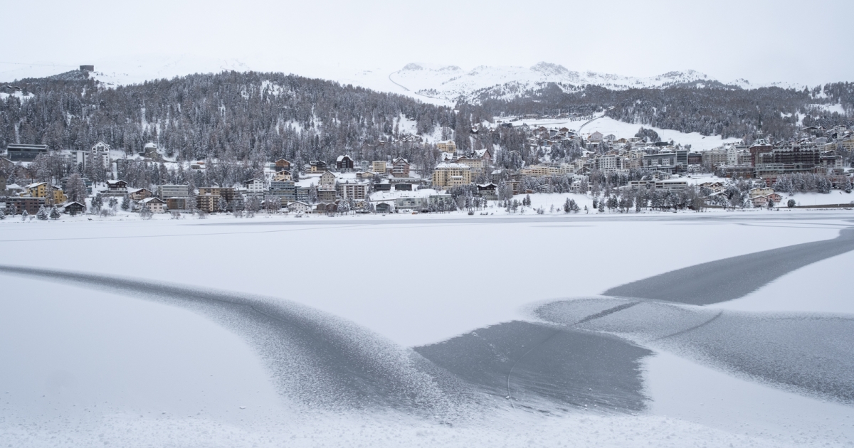 Winterseenwanderung bei St. Moritz