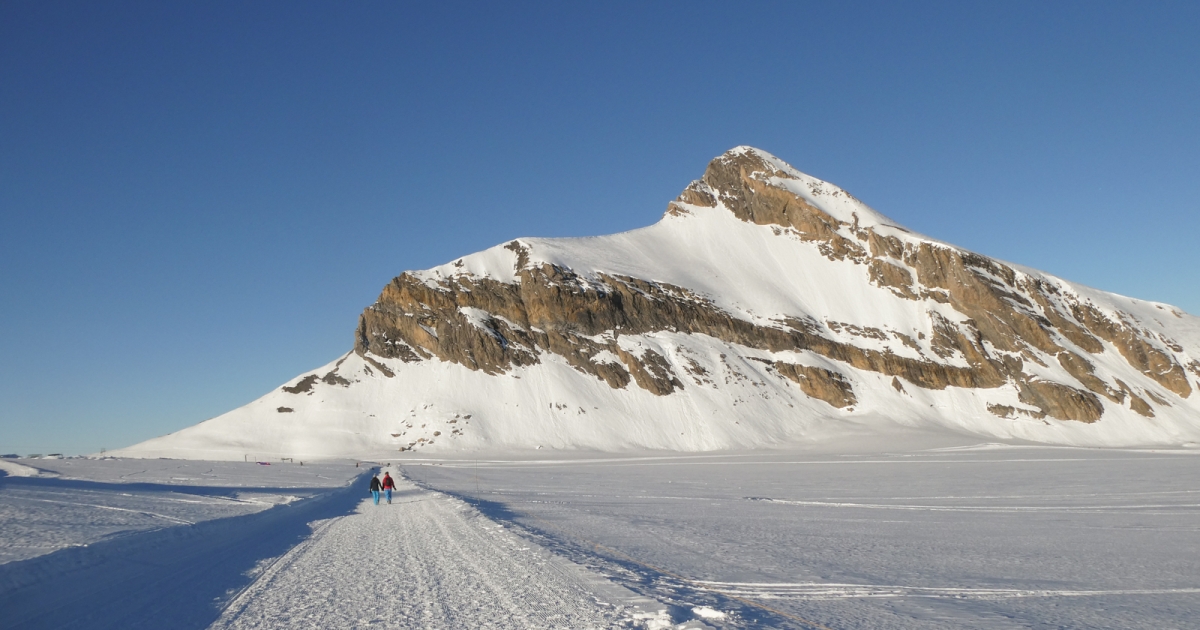 Winterwandern übers Eis • Schweizer Wanderwege