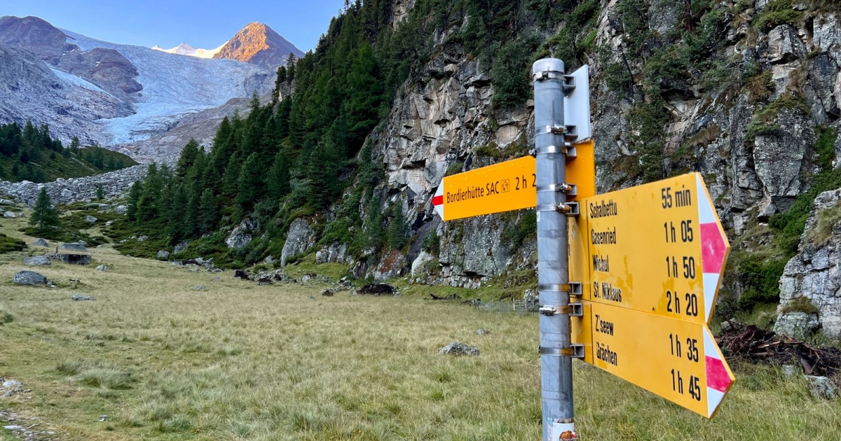 Sur le plus haut chemin pédestre de Suisse