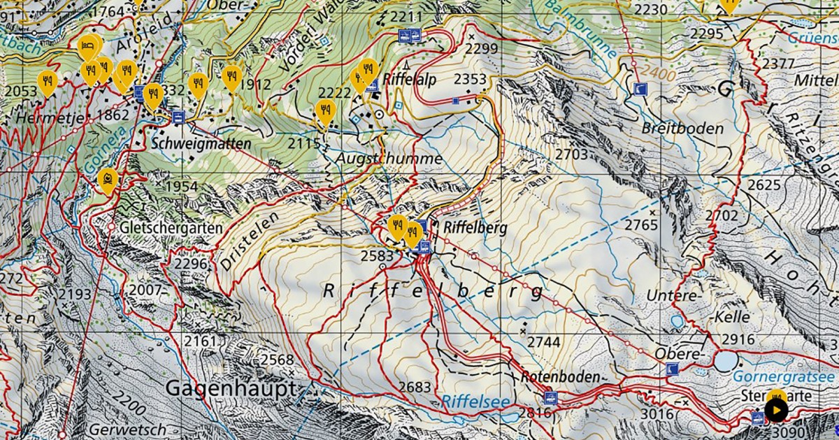 Wanderkarte mit Extras • Schweizer Wanderwege Home